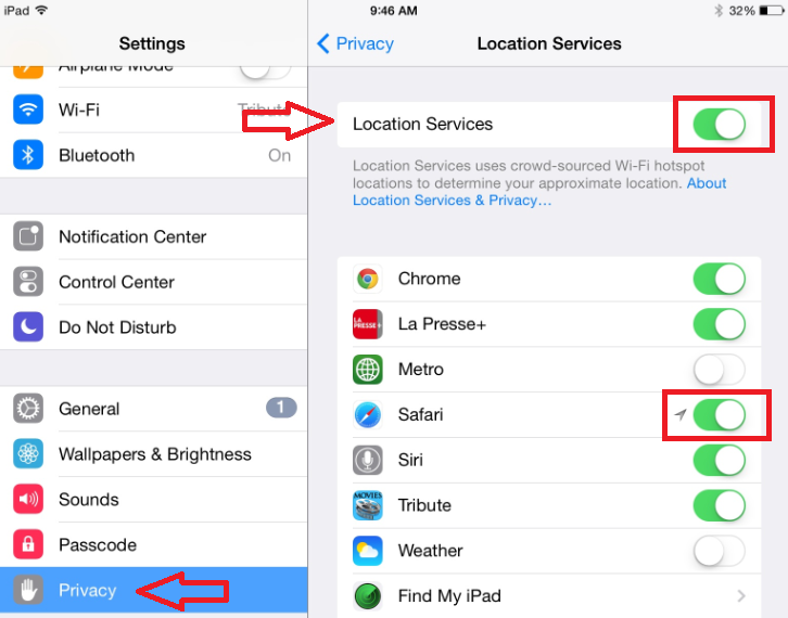 Enable Geo Location in Browser | showtimes.com